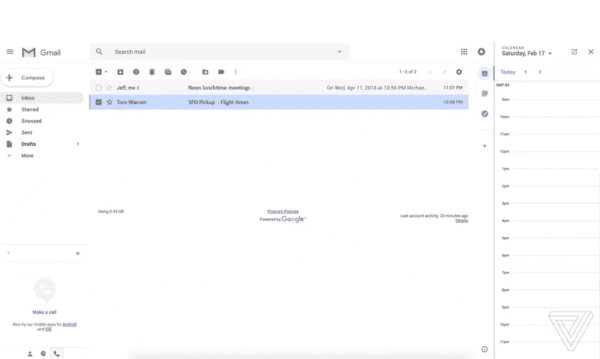 Primeras imágenes de la nueva interfaz de Gmail – JCC System